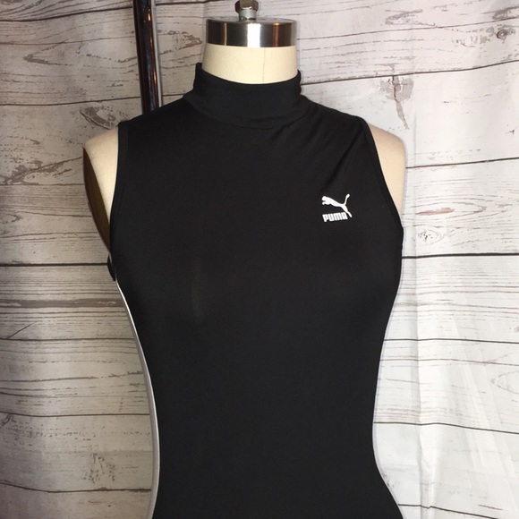 Puma | Dresses | Puma Fenty Rihannas Brand Black With A White Side ...